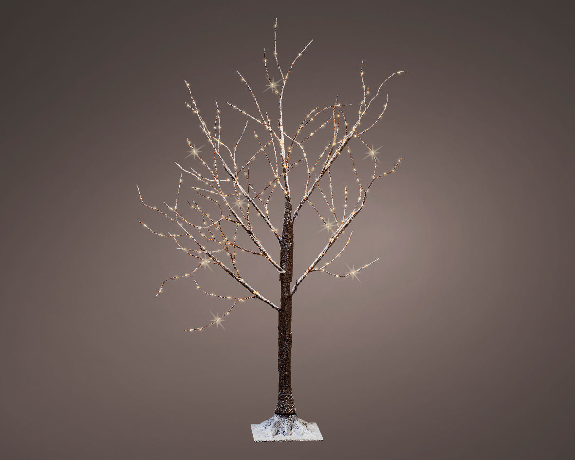 Warm White Micro Bright LED Snowy Artificial Twig Tree – Southwood ...