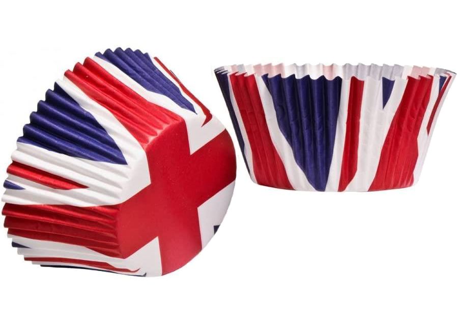 Union Jack Flag Bun Cupcake Cases - Pack of 50 – Southwood Garden Centre