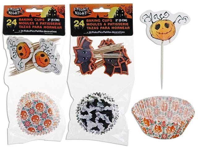 Halloween Bun Baking Case with Pick - Pack of 24 – Southwood Garden Centre
