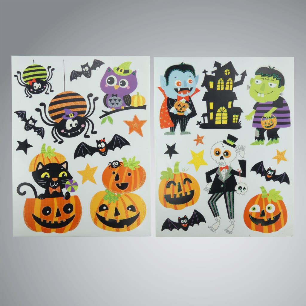Halloween Pumpkin Window Sticker Pack – Southwood Garden Centre