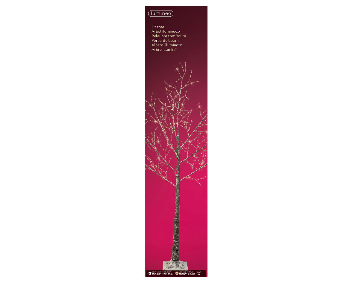 Warm White Micro Bright LED Snowy Artificial Twig Tree – Southwood ...