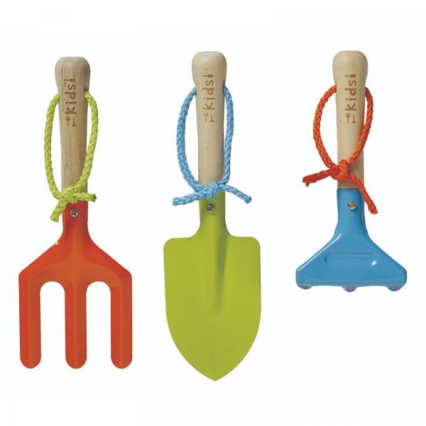 Children's Garden Fork Trowel and Rake - Set of 3 – Southwood Garden Centre