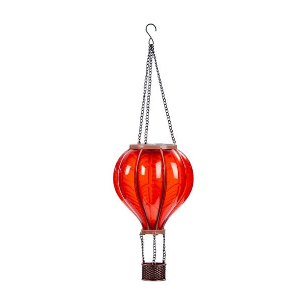 Smart Solar - Cool Flame LED Red Hot Air Balloon Fiesta Lantern ...