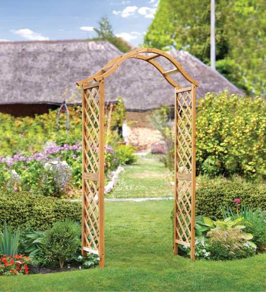 Woodland Garden Arch - Tan – Southwood Garden Centre
