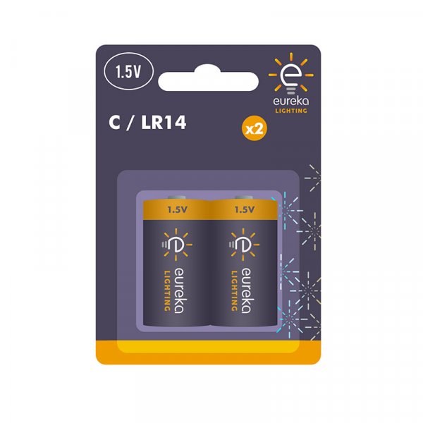 C 1.5V Alkaline Battery - Pack of 2 – Southwood Garden Centre