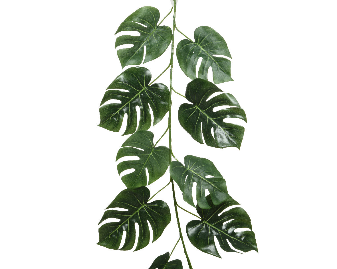 Artificial Monstera Cheese Plant Garland - 180cm – Southwood Garden Centre