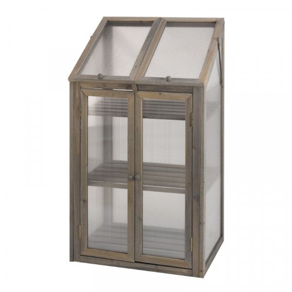 Timber GroZone Max Greenhouse - Grey Frame – Southwood Garden Centre