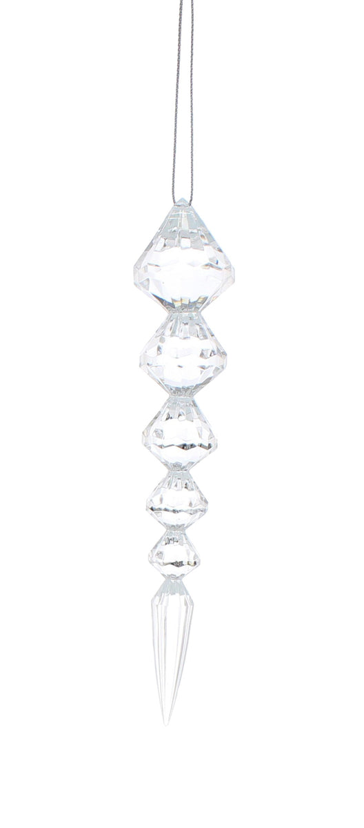 Clear Acrylic Icicle Drop - 15cm – Southwood Garden Centre