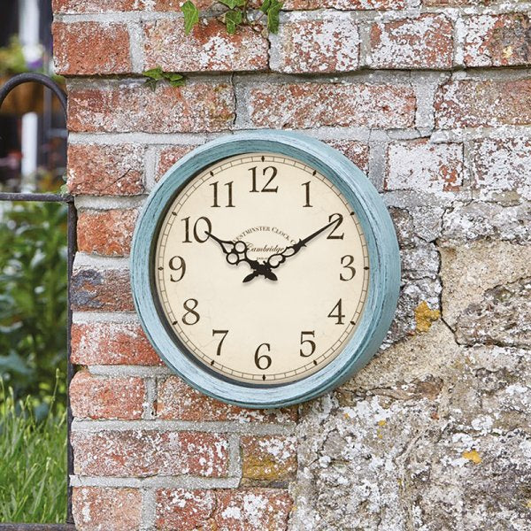Cambridge Garden Wall Clock - Indoor or Outdoor – Southwood Garden Centre