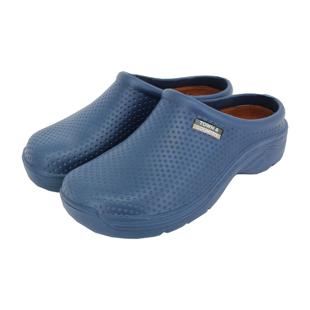 Town & Country- EVA Gardening Cloggies / Clogs Shoes- Navy Blue ...