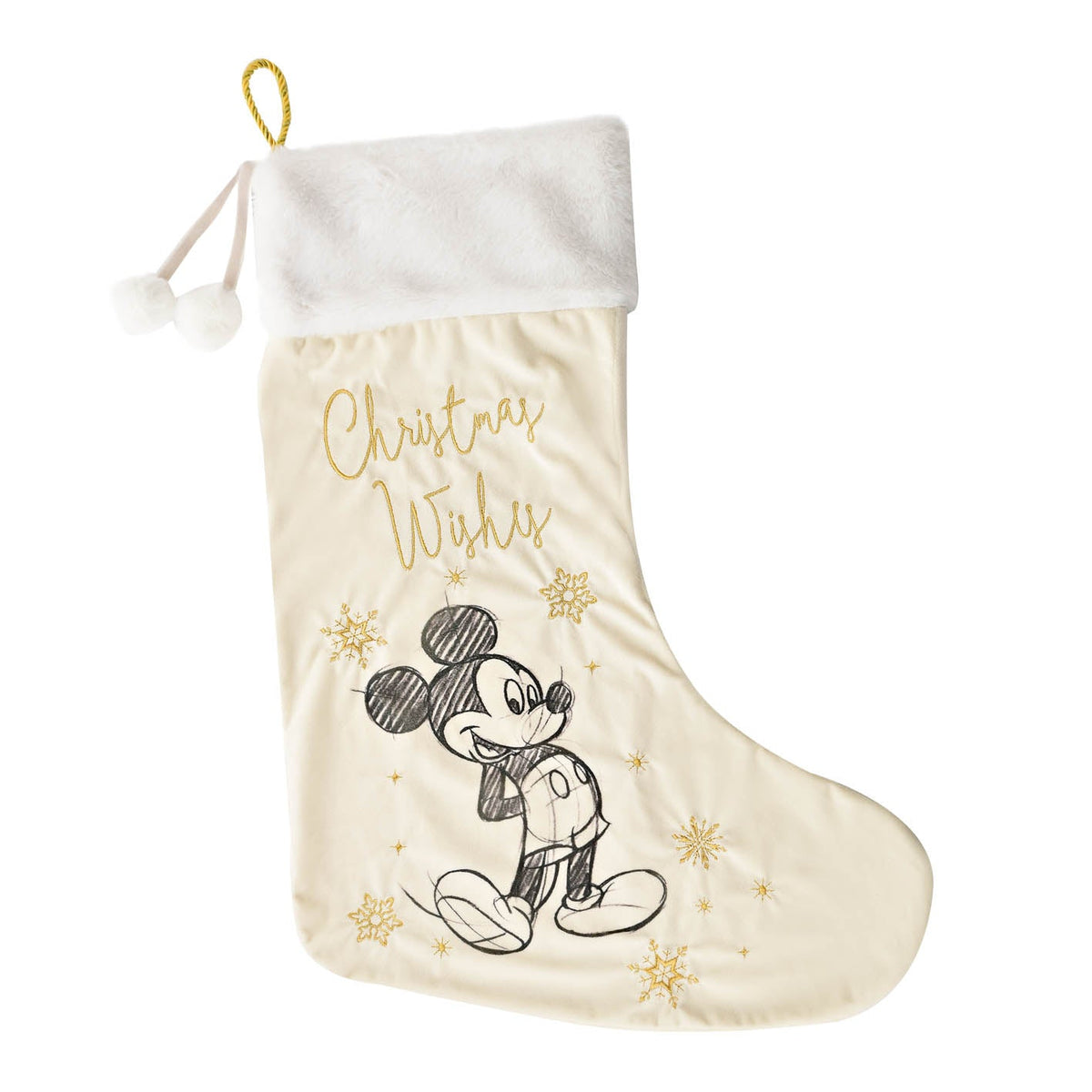 Disney Mickey Mouse Plush Velvet Christmas Stocking – Southwood Garden ...